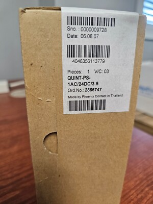 Phoenix Contact QUINT-PS-1AC/24DC/3.5 (2866747) | eBay