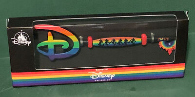 New 2021 Mickey Mouse Collectible Key Rainbow Disney Collection Pride ...