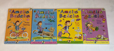 Lot of 4 Amelia Bedelia Books 1-4 by Herman Parish illustrated by Lynne ...