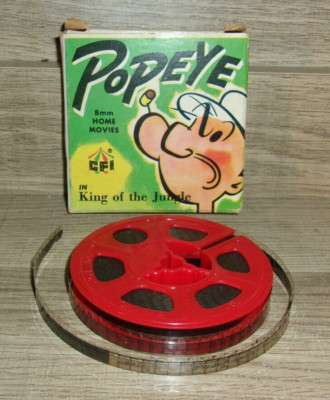 Vintage Carnival Films Inc Popeye in King Of The Jungle P7 8mm Home ...