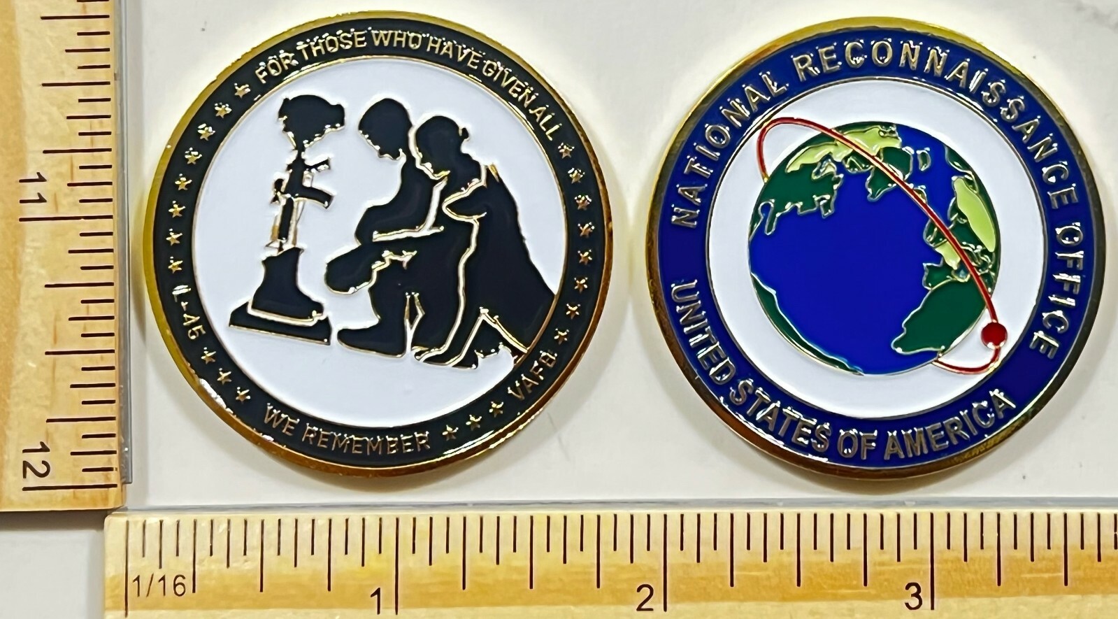MILITARY CHALLENGE COIN - NATIONAL RECONNAISSANCE OFFICE NROL-45 WE ...