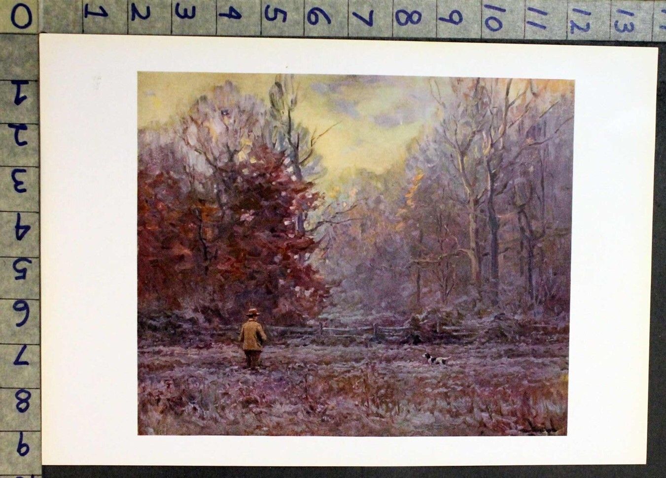 1935 SPORTSMEN HUNT BIRD GAME SETTER DOG JOHN FROST PAINTER INSERT ...