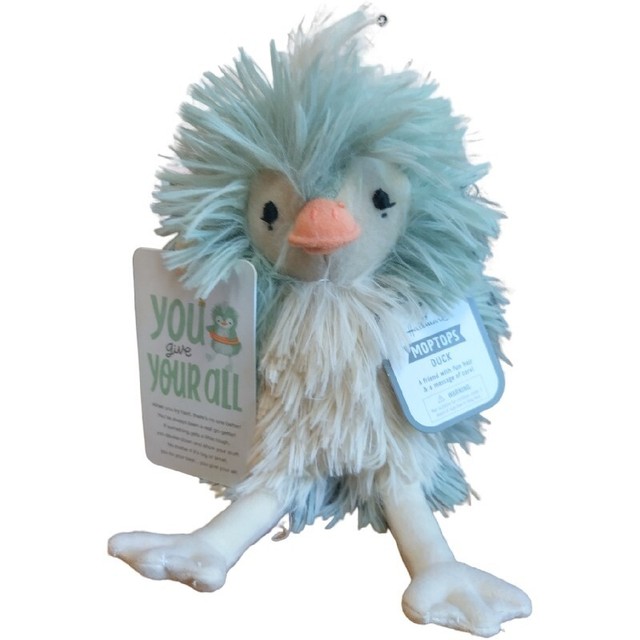 Hallmark Plush Mop Tops Duck Light Green And Tan for sale online | eBay