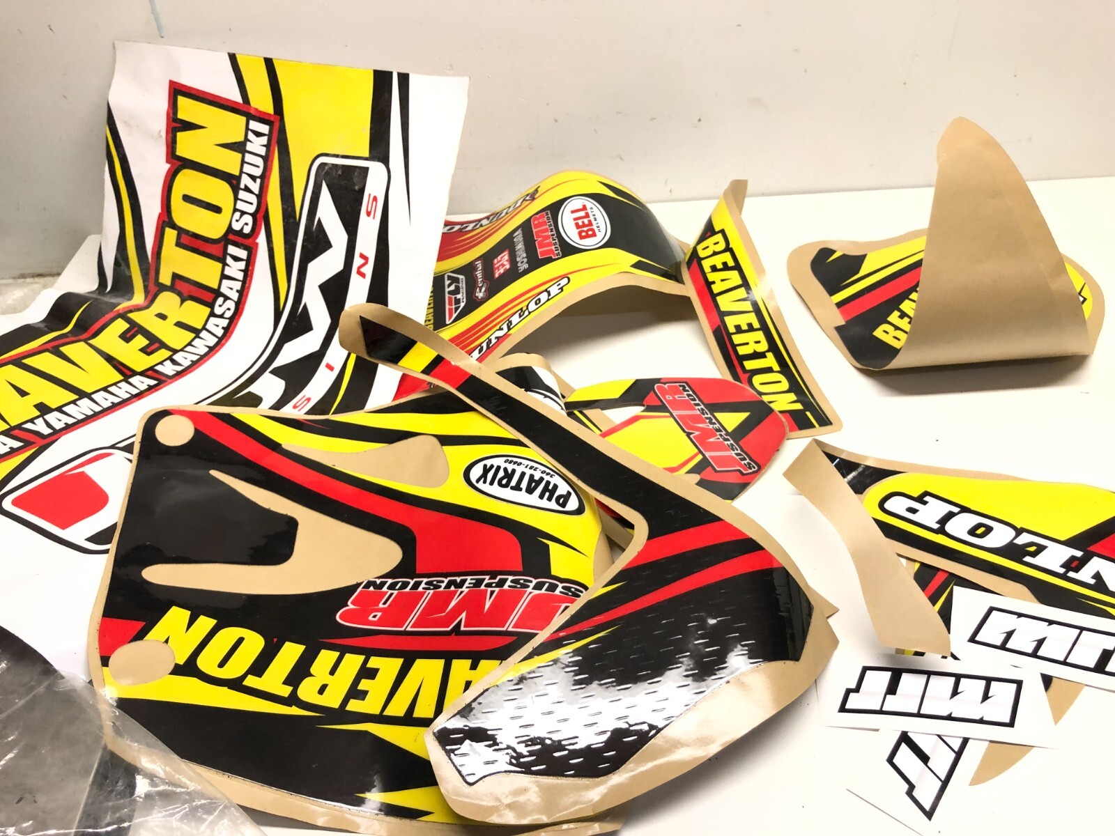 10#1 02-16 Suzuki RM85 RM80 RM 85 Shrouds Front Side Plates Panels ...