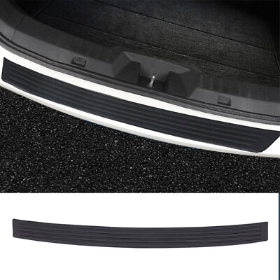 Rear Bumper Guard Rubber Protector Trim Cover Scuff Car Trunk Protector ...
