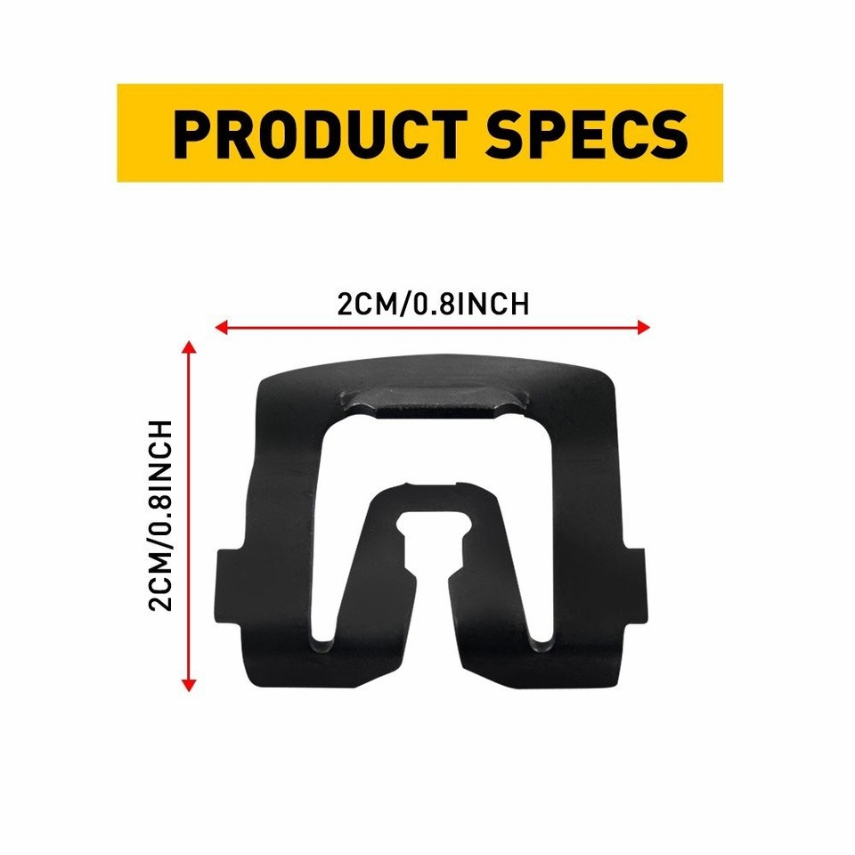For Ford Windshield & Rear Window Trim Molding Clips 1964-1993 20 clips ...