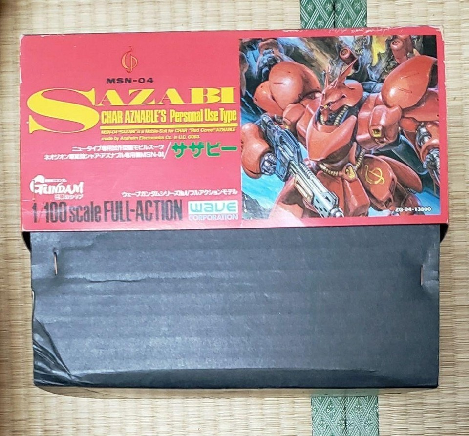 1/100 MSN-04 Gundam Char’s Sazabi Mobile Suit Counterattack Series ...