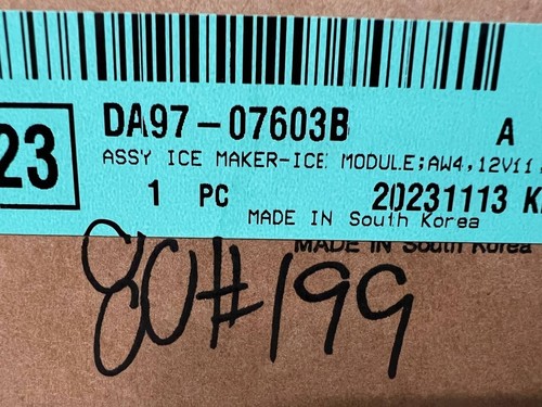 GENUINE OEM Samsung Refrigerator Ice Maker Assembly DA97-07603B | eBay