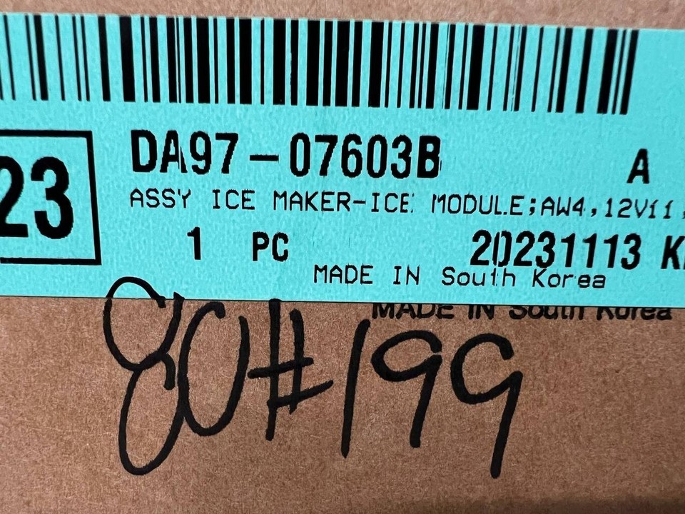 GENUINE OEM Samsung Refrigerator Ice Maker Assembly DA97-07603B | eBay