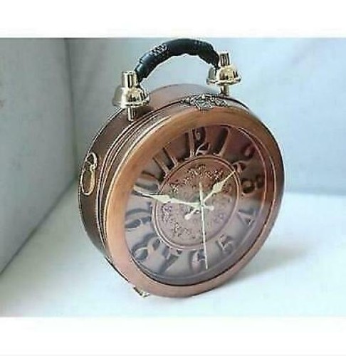 Chic double use true clock shape cross body bag handbag purse shoulder ...