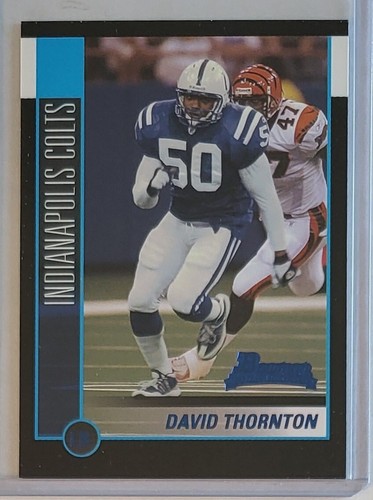 2002 Bowman Rookie Blue #216 David Thornton Indianapolis Colts Football ...
