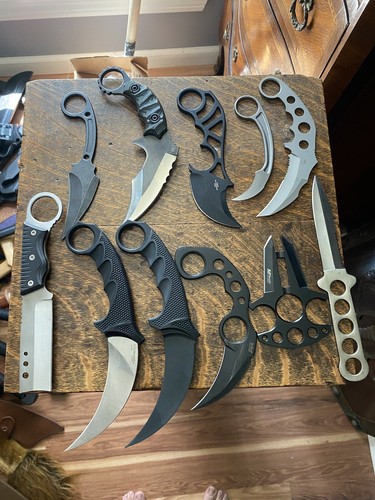 Karambit Lot Bastinelli Scallywag Tactical Cold Steel United Master ...