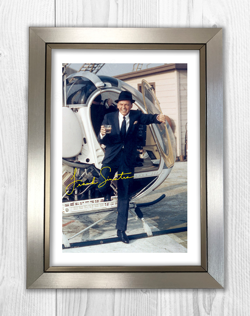 Frank Sinatra 4 A4 reproduction autograph picture poster choice of ...
