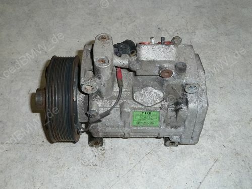 BMW E34 520i, climate compressor, 64528385915, Y170, 020576, HFC134a ...