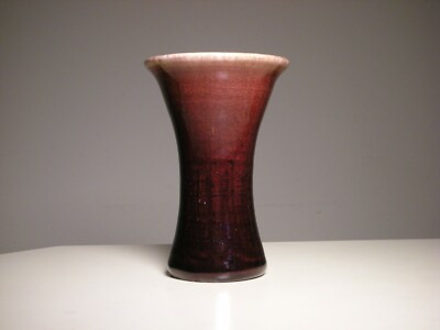 Vintage Walter Stephen Flare Rim Small Mulberry Purple Crackle Glazed ...