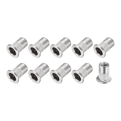 Rivet Nuts m6 20pcs Aluminum Threaded Insert Nuts For Furniture ...