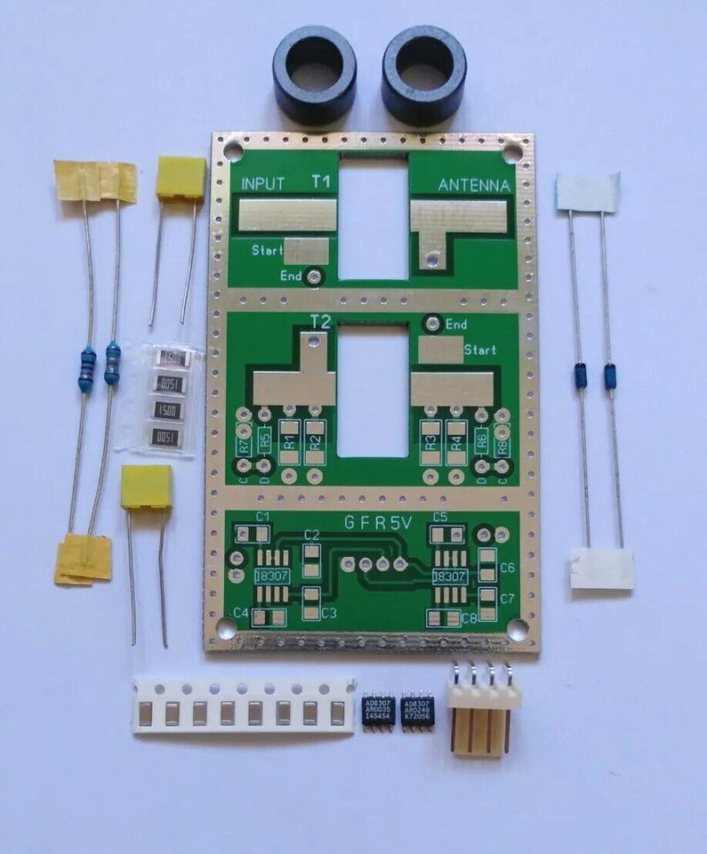 Universal SWR Power meter HF RF bridge KIT AD8307 2-50 Mhz for LDMOS ...