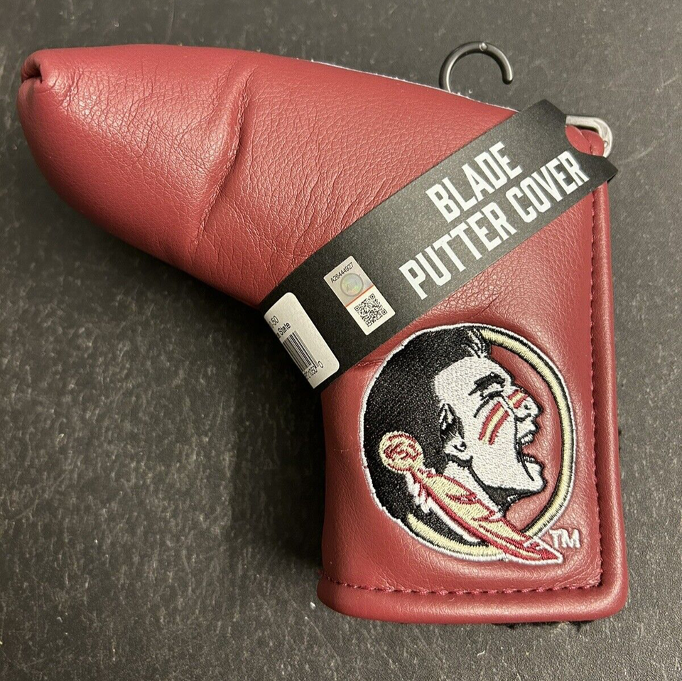 Florida State Seminoles Vintage Blade Putter Head Cover NCAA Team Golf ...