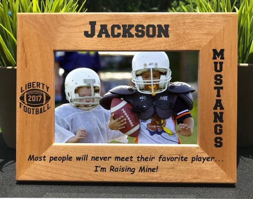 Personalized Engraved // Football // Picture Frame | eBay