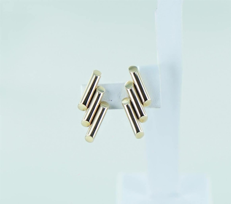 14KT YELLOW GOLD VINTAGE TIFFANY & CO SCREW BACK EARRINGS | eBay