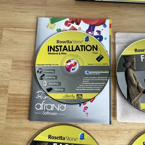 ROSETTA STONE AUDIO COMPANION CD'S PERSIAN/ FARSI LEVEL 1, 2 & 3 Version 3 | eBay