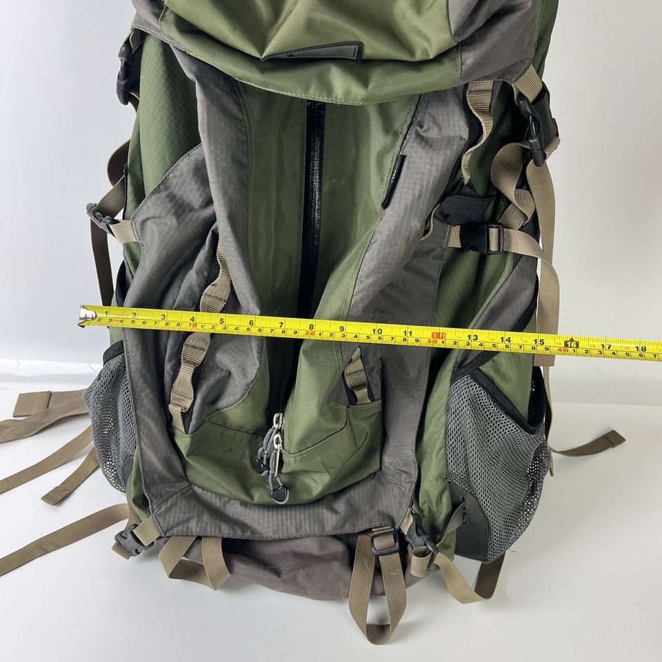 REI Co-op Mars Green Large Nylon 84L Hiking Backpack Aluminum Frames ...