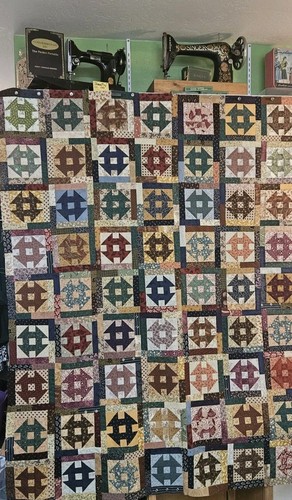 Monkey Wrench / Civil War Era Repro. Fabrics Unfinished quilt top ...