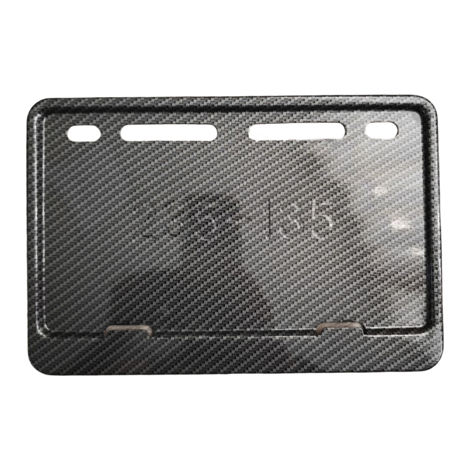 Motorcycle License Plate Frame Carbon Fiber Design for Philippine ...