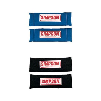 Simpson Seat Belt Shoulder Pad 23020BK; Black, Nomex, 4" Wide, Pair | eBay
