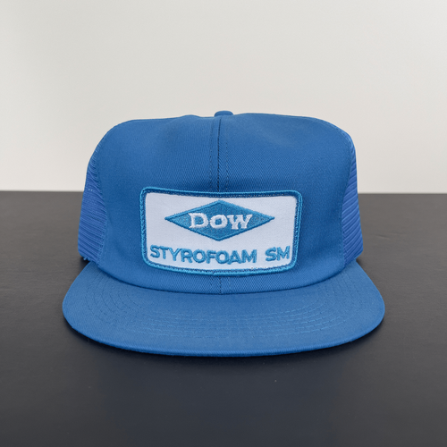 Vintage Dow Styrofoam SM Blue Patch Trucker Hat Pre-Owned K-Brand ...