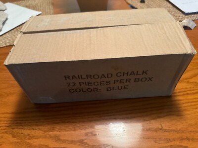 Railroad Chalk, 4 Inches long Blue - 72 per BOX | eBay