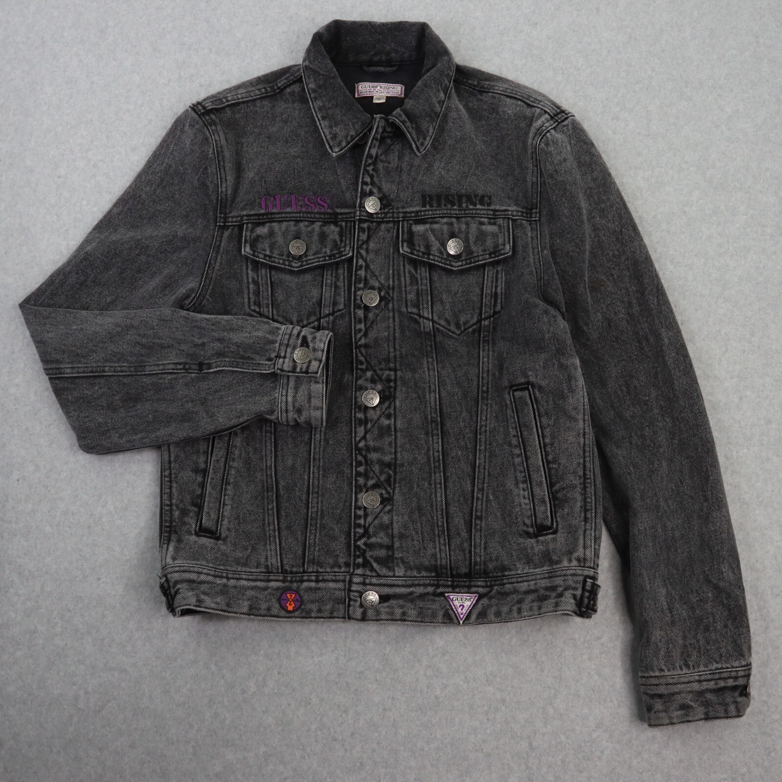 88Rising x Guess Jacket MENS Adult Size Medium Acid W… - Gem