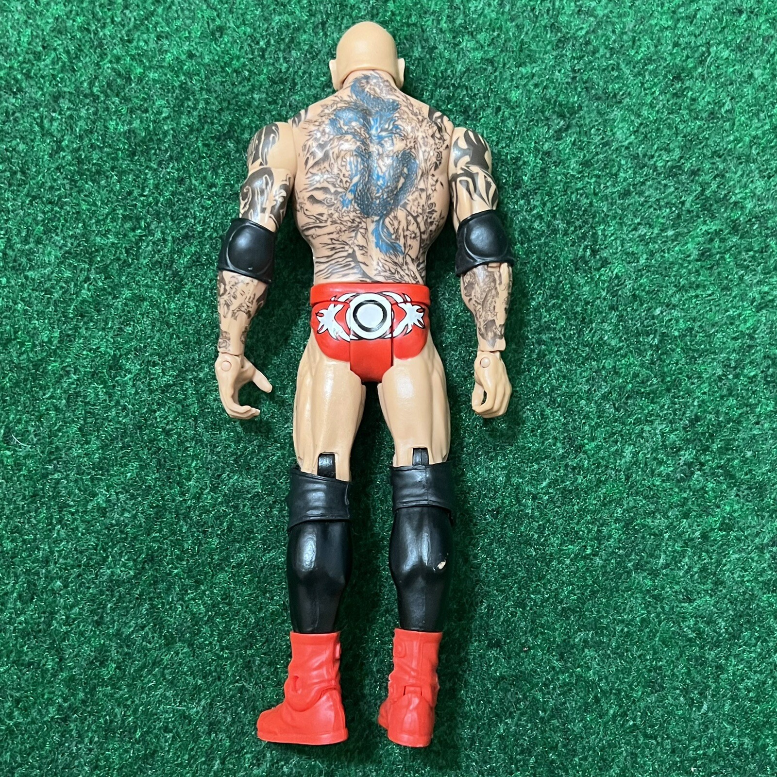 Batista Mattel WWE WWF Wrestling Figure 2013 Red Trunks Dave Bautista ...