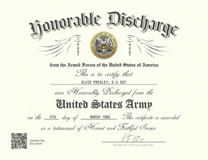Honorable Discharge Certificate w/DD214 - Military - United States ...