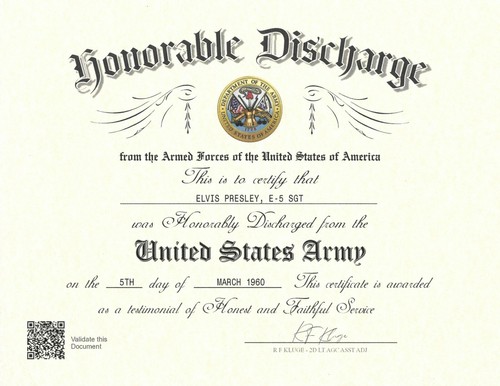 Honorable Discharge Certificate w/DD214 - Military - United States ...