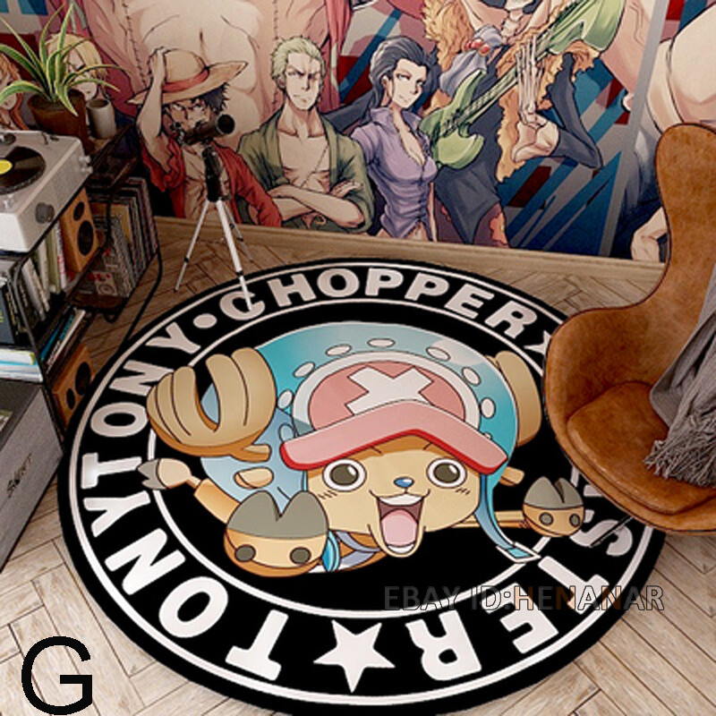 ONE PIECE Carpet Character Round Floor Mat Home Area Rugs Multi ...