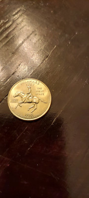 1787 1999 “D” Delaware *FIRST STATE QUARTER DOLLAR* Coin W/ Caesar ...