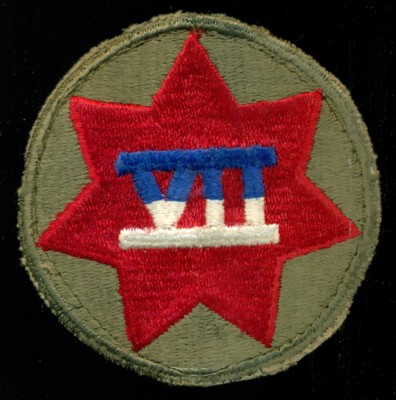 US Army WW2 7th Corps Patch J-3 | eBay