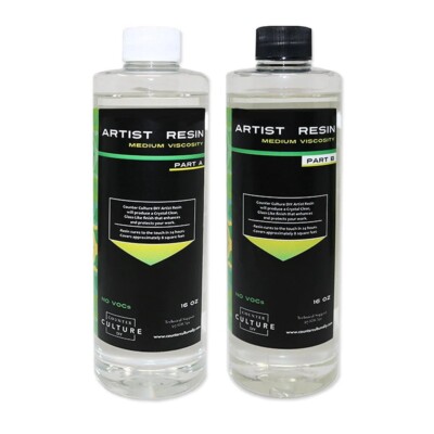 Artist Resin Medium Viscosity Part A/Part B (16oz each) | eBay
