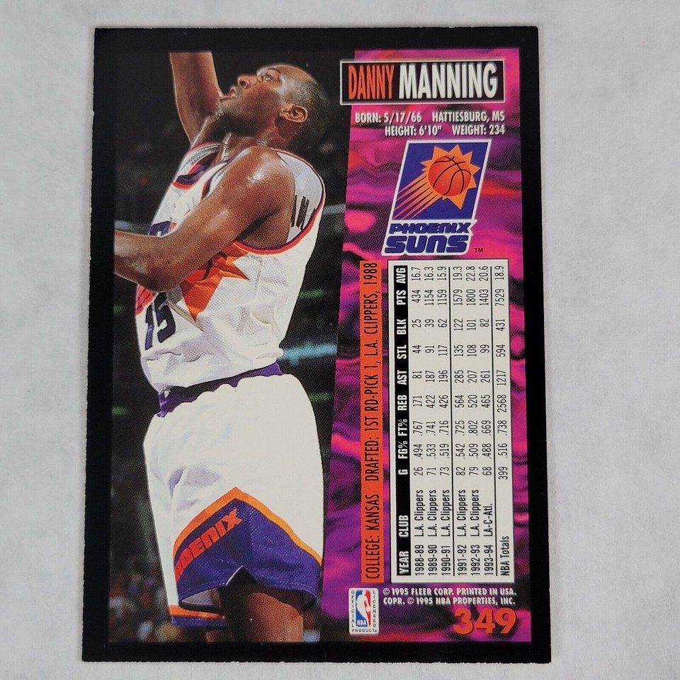 1994-95 Fleer Phoenix Suns Basketball Card #349 Danny Manning | eBay