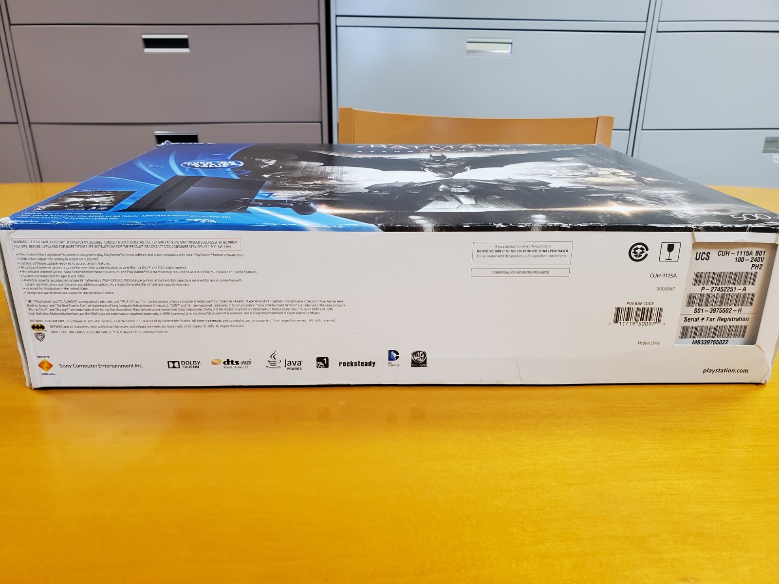 Sony PlayStation 4 Batman: Arkham Knight Bundle 500GB Jet Black Console ...