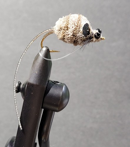 1 Fly, Size 10, Shaved MOUSE Deer Hair Spun Bass Fly Fishing Flies | eBay