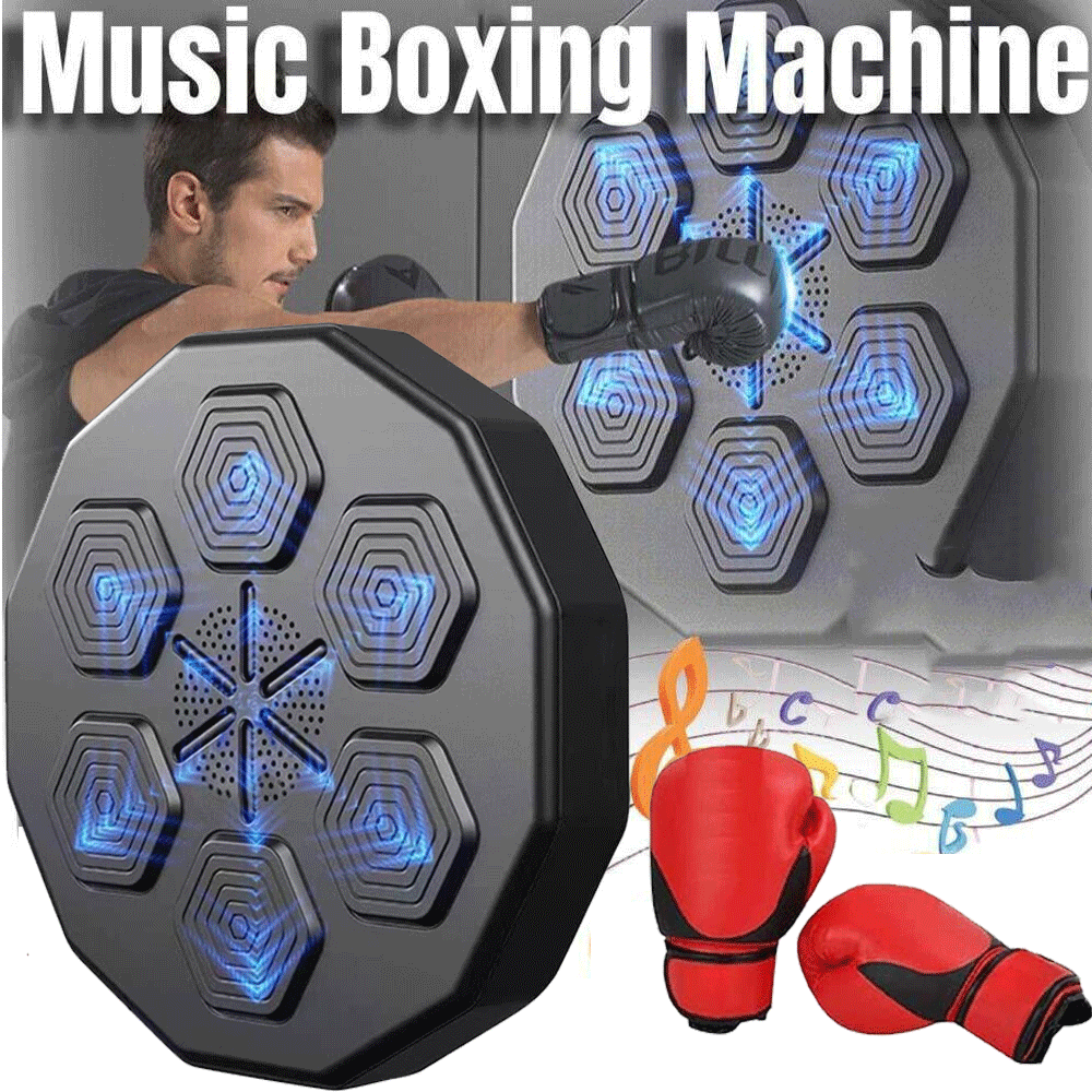 Music Electronic Boxing Machine Wall Target Home Trainer Reaction ...