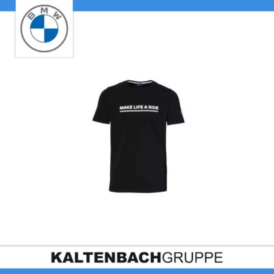 Original BMW T-Shirt Make Life A Ride Black all Sizes | eBay