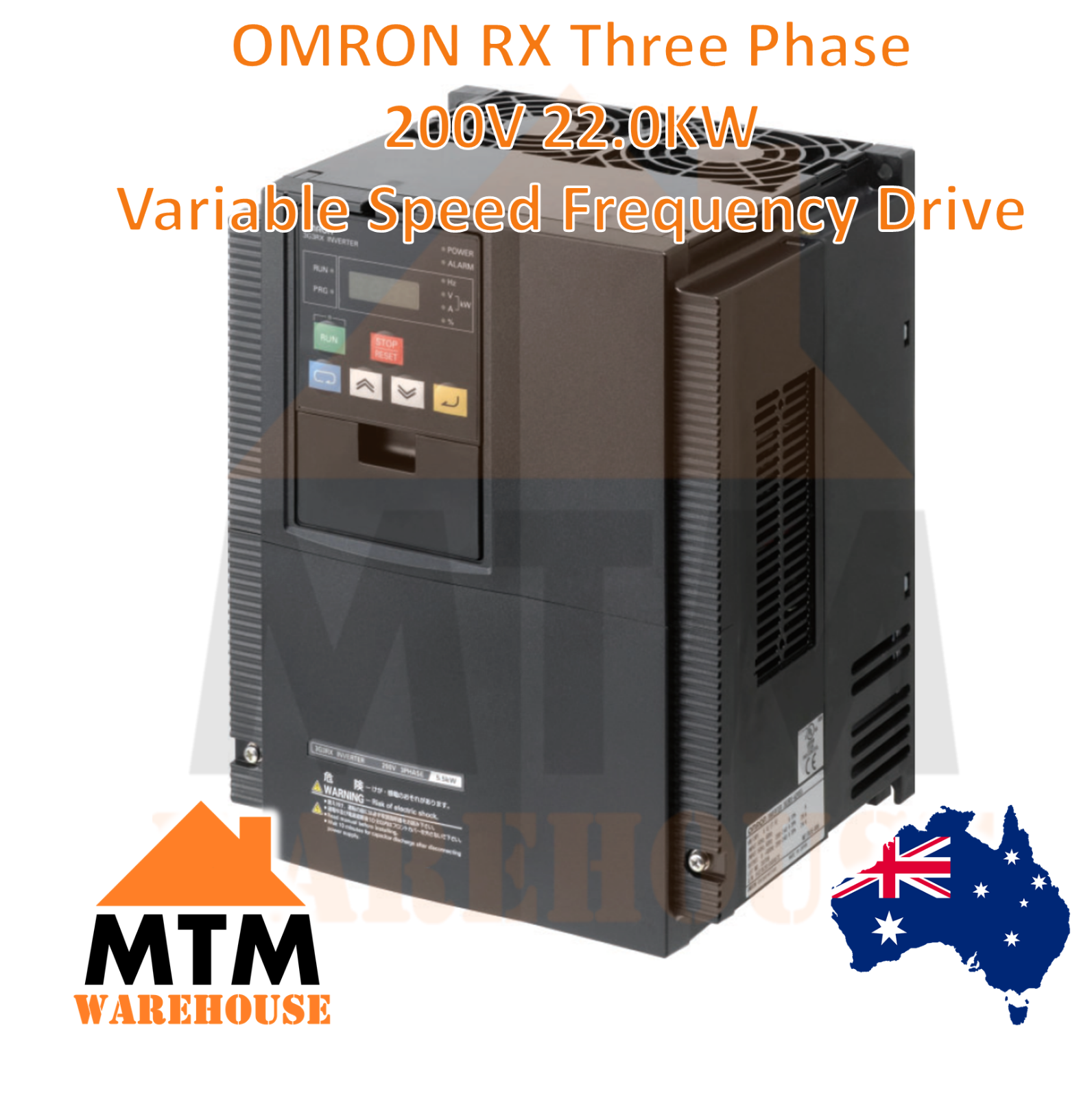 OMRON RX Three Phase 200V 22.0KW VSD VFD Variable Speed Frequency Drive ...