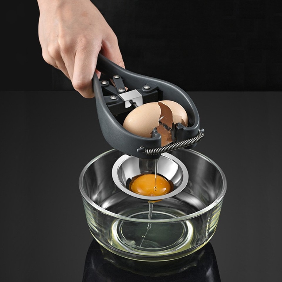 Kitchen Tools Egg Cracking Tool Leverage Principle Quick And Clean Egg ...