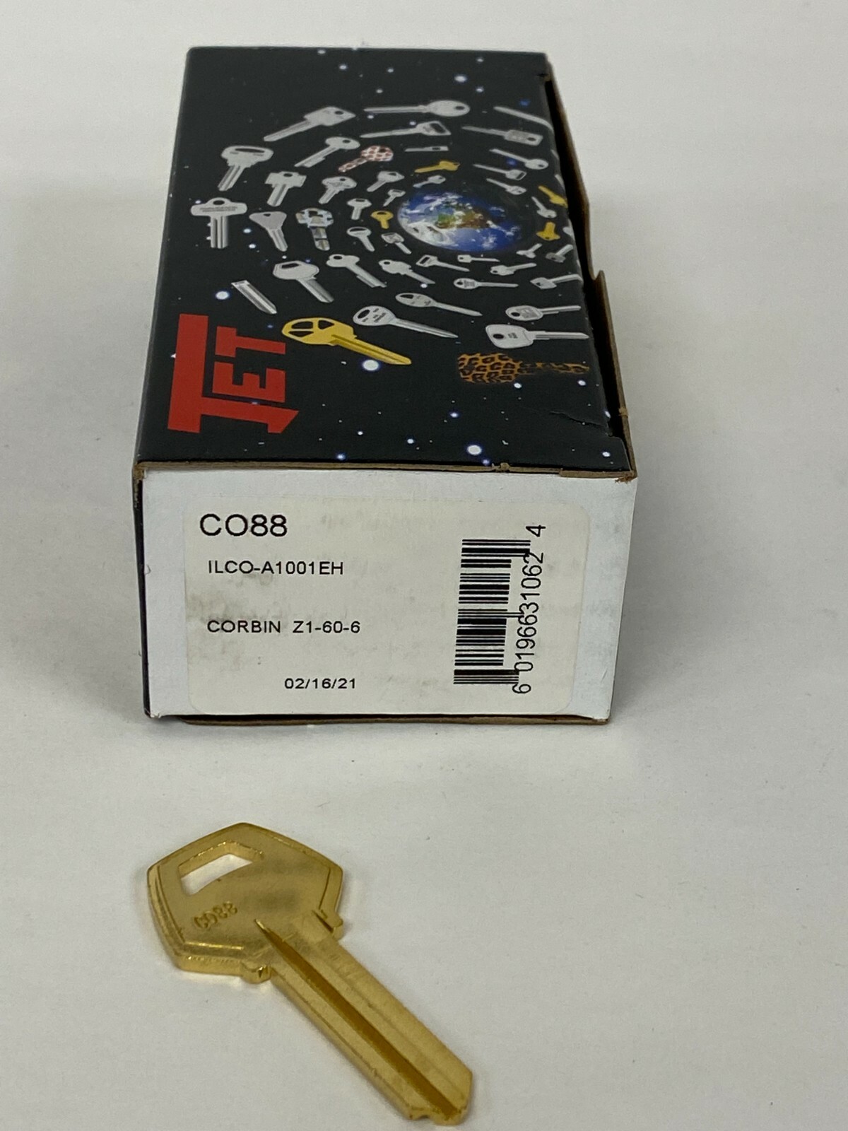 JET CORBIN CO88 Brass Key Blanks Box of 50 for sale online | eBay