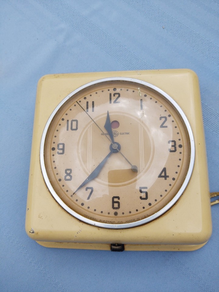 Vintage General Electric Wall Clock 1940, 2H08 | eBay