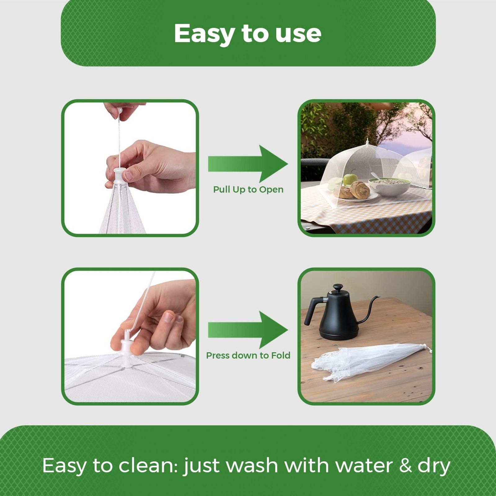 Simply Genius DG-1183 Pop-up Mesh Food Covers - Pack of 6 for sale ...