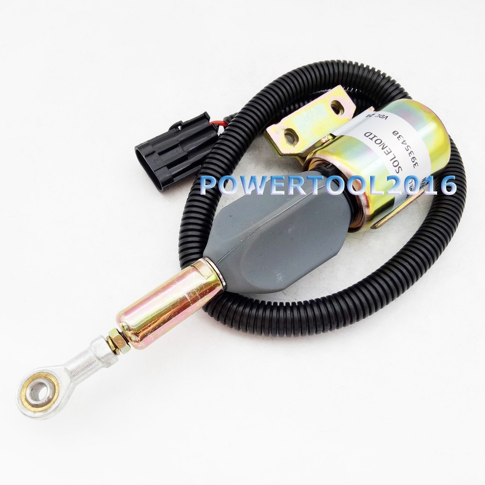 24V 3935430 Fuel Shutoff Solenoid SA-4755-24 for Cummins 6BT 5.9L ...